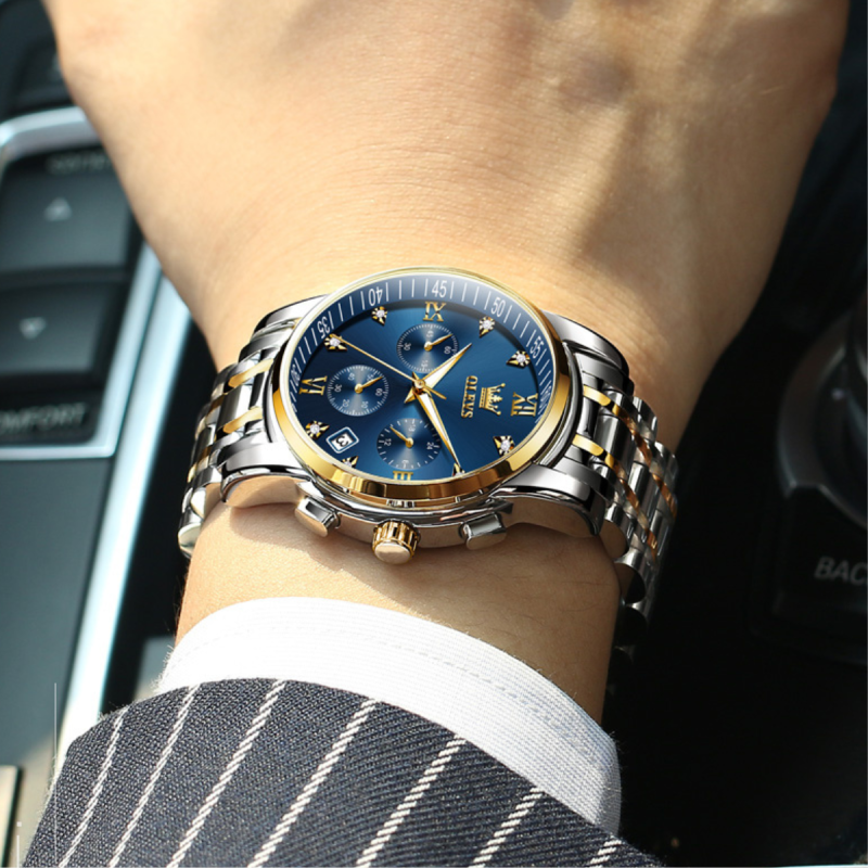 olevs 2858 original men's watch | PURPLE-BD