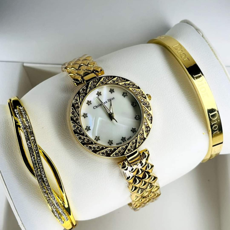 party wear full set watch for ladies | PURPLE-BD